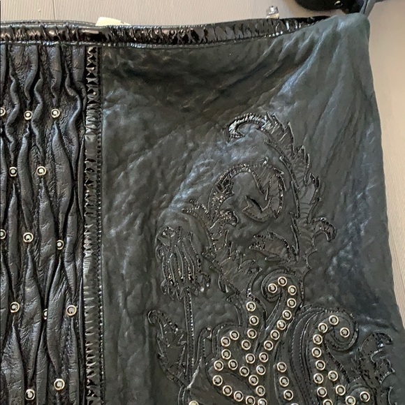 Kippys | Bags | Extra Large Kippys Swarovski Leather Black Bag | Poshmark